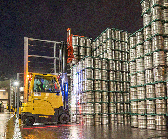 Lift trucks to help you Brew a Better World