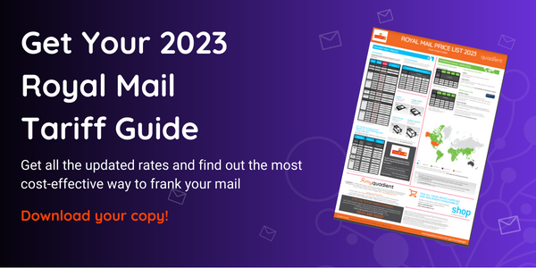 All the updated rates from Royal Mail